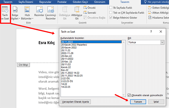 Word Üst Bilgi Ekleme Nasıl Yapılır? » Teknobeyin Word Üst Bilgi Ekleme Nasıl Yapılır? » Teknobeyin